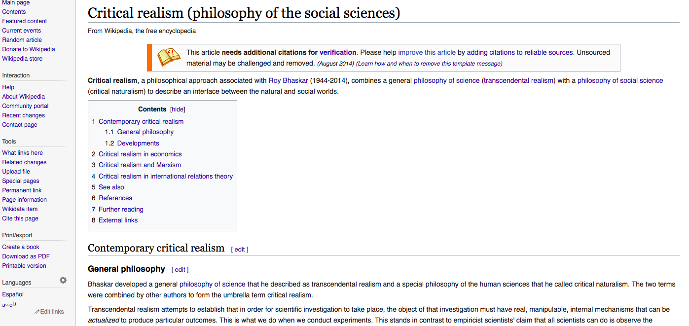 New academic wikipedias? On finding cool, accessible reading and ...